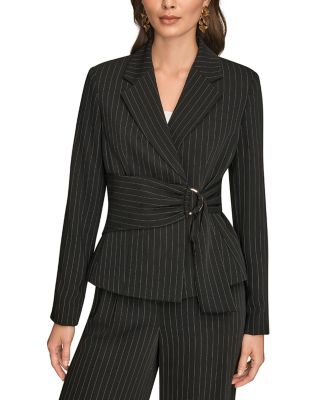 Click here for Donna Karan New York Belted D Ring Blazer prices