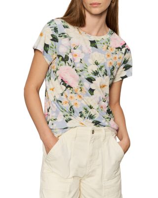Sanctuary Womens Perfect Pull On T-Shirt - Spring Floral