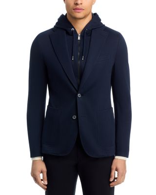 Click here for Boss Hanry Slim Fit Jersey Sport Coat with Removab... prices