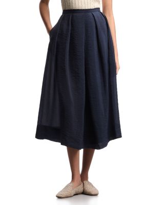 Click here for Emporio Armani Techno Creponne Midi Skirt prices