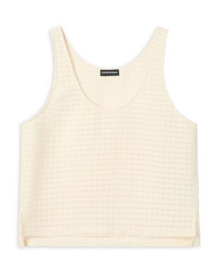 Click here for Emporio Armani Vichy 3D Jacquard Tank Top prices
