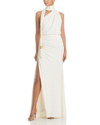 Click here for Simkhai Moira Draped Jersey Gown prices