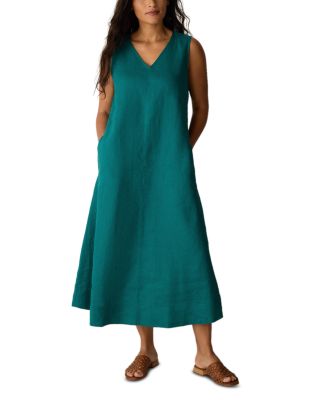 Click here for Eileen Fisher V-Neck Dress prices