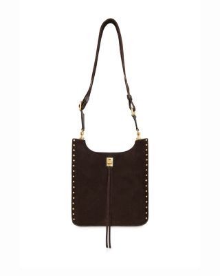 Click here for Rebecca Minkoff Darren Medium Suede Feed Bag prices