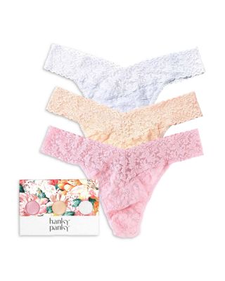 Click here for Hanky Panky Signature Lace Original Rise Thongs  S... prices