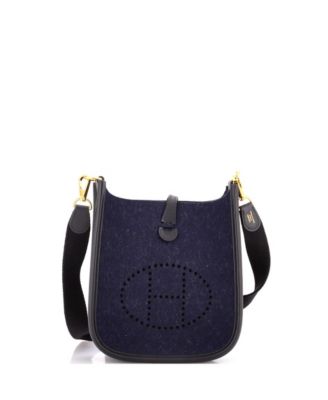 Click here for Pre-Owned HERMES Tpm Evelyne Bag Gen Iii Felt prices