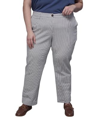 Click here for Wildfang Plus The Empower Seersucker Trouser prices