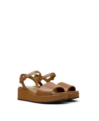 Click here for Camper Womens Misia Leather 2-Strap Sandal prices