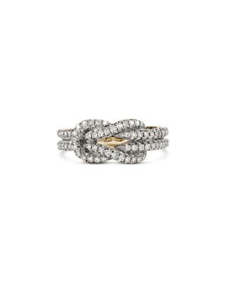 Click here for John Hardy 14K Yellow & White Gold Love Knot Diamo... prices