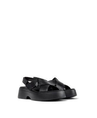 Click here for Camper Womens Tasha Leather X-Strap Sandal prices
