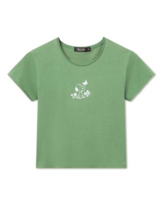 Click here for Junk Food Clothing Womens Snoopy Flowers Vintage B... prices