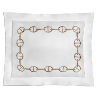 Click here for Dea Luxury Linens Chaine Embroidered Sateen Standa... prices