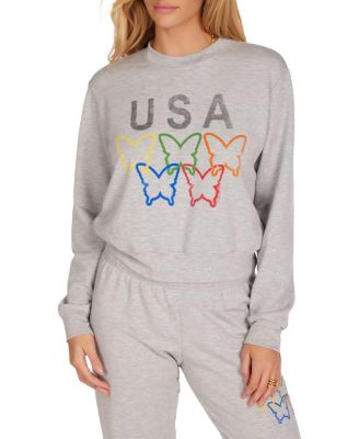 Click here for Lauren Moshi Spalding Usa Butterflies Sweater prices