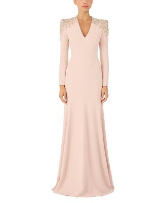 Click here for Jenny Packham Nila Beaded V-neck Maxi Dress prices