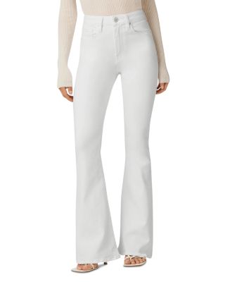 Click here for Hudson Petite Holly High Rise Flare Jeans in White prices