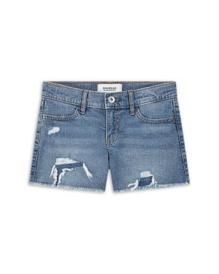 Click here for abercrombie kids Girls Low Rise Midi Destroy Denim... prices
