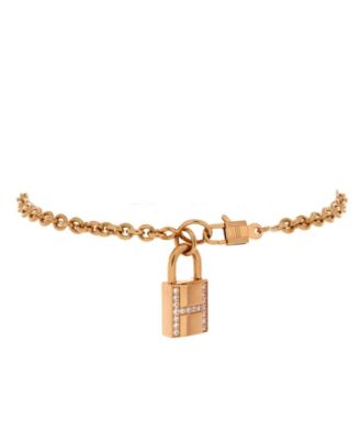 Click here for Pre-Owned HERMES Amulettes Cadenas Pendant Bracele... prices