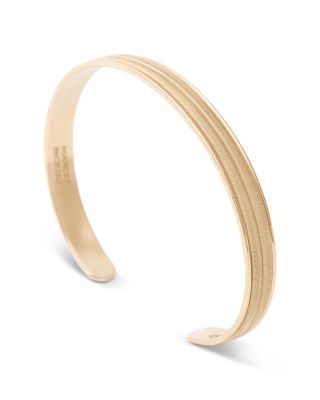 Click here for Marco Bicego 18K Yellow Gold Uomo Ridged Cuff Bang... prices