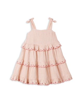 Click here for Rylee + Cru Girls Ruffled Gingham Swing Mini Dress... prices