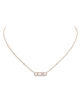 Click here for Messika 18K Rose Gold Diamond Baby Move Necklace... prices