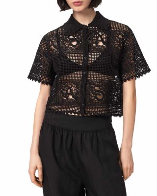 Click here for Allsaints Kyra Polo Top prices