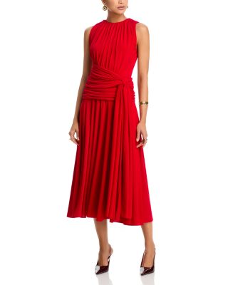Click here for Brandon Maxwell Isadora Draped Dress prices