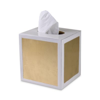 Click here for Mike and Ally Savoy Gold Leaf Tissue Box prices
