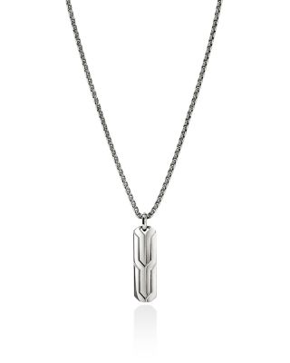 Click here for John Hardy Mens Sterling Silver Icon Geometric Tag... prices
