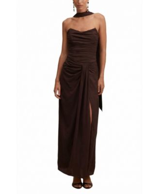 Click here for Ever New Womens Arli Strapless Ruched Maxi Dress prices