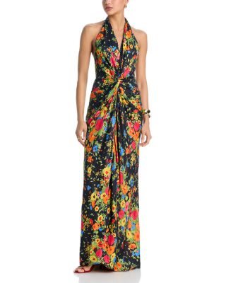 Click here for A. l.c. Mabel Twist Front Halter Maxi Dress prices