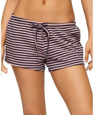 Click here for Edikted Jainee Striped Drawstring Shorts prices