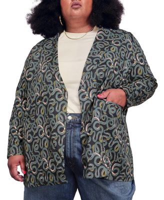 Click here for Wildfang Plus The Empower Double Breasted Blazer prices