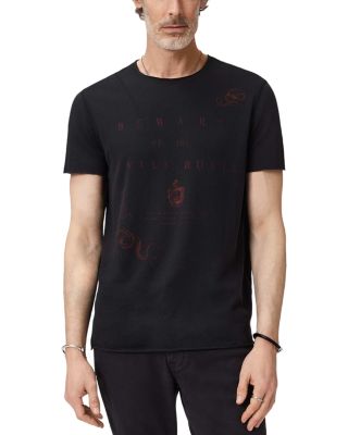 Click here for John Varvatos Raw Edge Shoulder Detail Tee prices