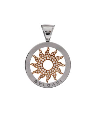 Click here for Pre-Owned Bvlgari Tondo Sun Pendant 18K Gold and S... prices