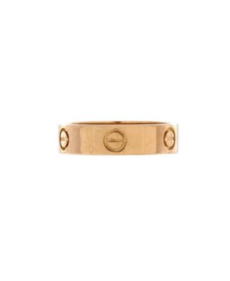 Click here for Pre-Owned Cartier Love Band Ring 18K Gold prices