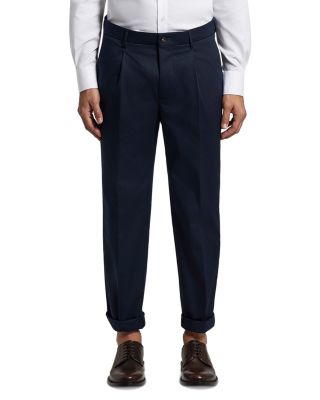 Click here for Peserico Leisure Fit Pleated Tailored Trousers prices