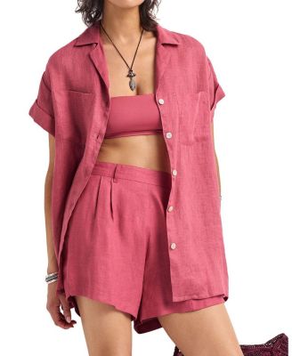 Click here for Vitamin A Playa Pocket Blouse prices