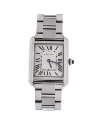 Click here for Pre-Owned Cartier Tank Solo Quartz Watch in Stainl... prices