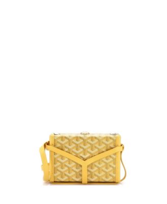 Click here for Pre-Owned Goyard Minaudiere Bag Coated Canvas prices