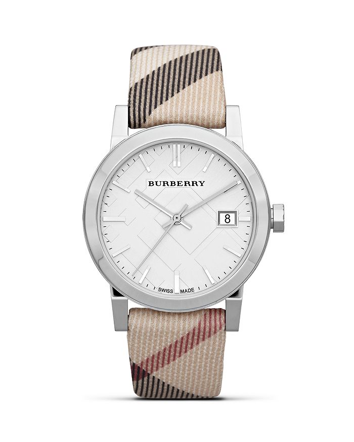 Burberry Silver Tank Bracelet Watch, 20mm | Bloomingdale's