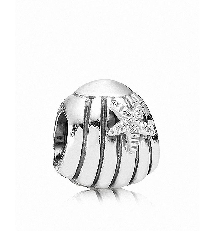 Pandora Charm - Sterling Silver Seashell, Moments Collection ...