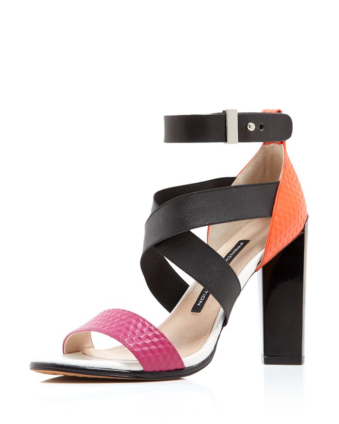 FRENCH CONNECTION Sandals - Melody Multicolored High-Heel | Bloomingdale's