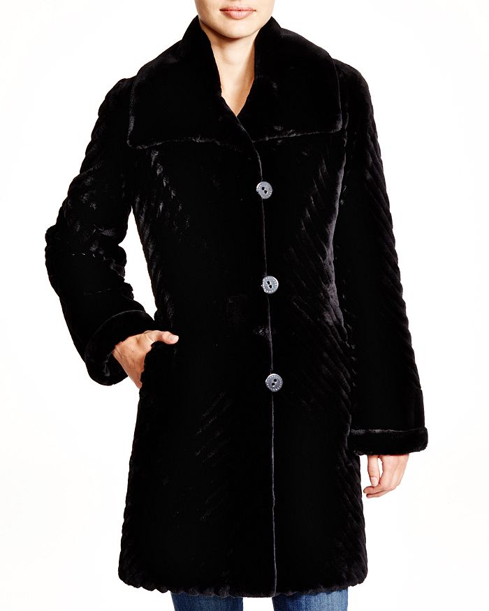 Maximilian Furs Maximilian Sheared Beaver Reversible Coat - 100% ...