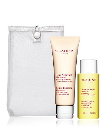 Clarins Cleansing Duo, Dry/Sensitive Skin | Bloomingdale's
