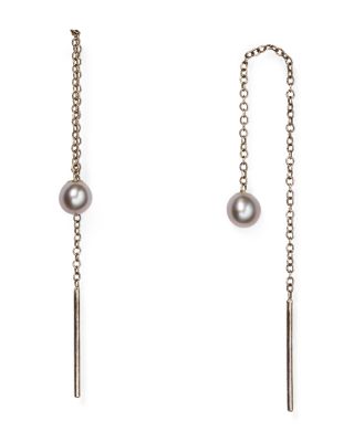 Chan Luu Cultured Freshwater Pearl Threader Earrings Bloomingdale s