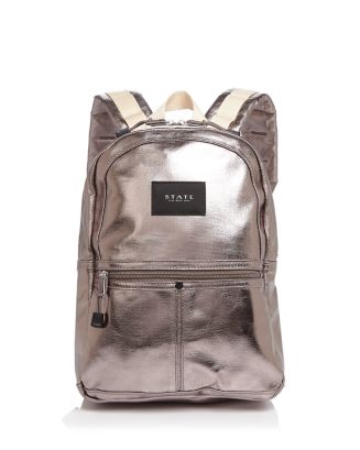 STATE Kane Downtown Metallic Mini Backpack | Bloomingdale's
