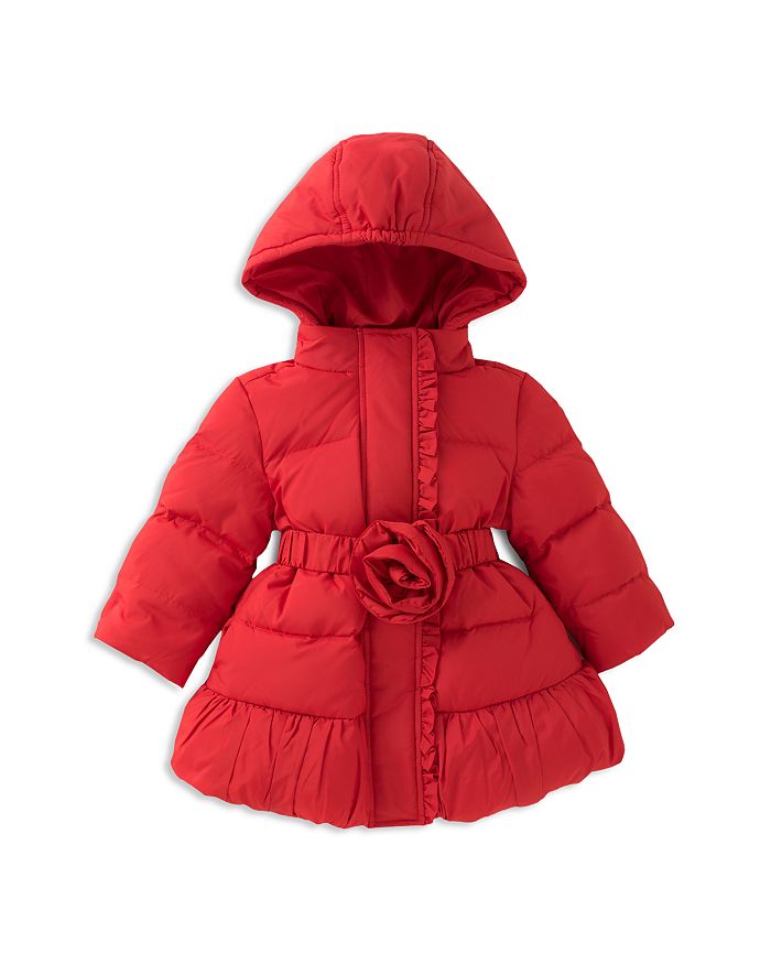 kate spade new york Girls' Rosette Puffer Coat - Baby | Bloomingdale's