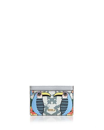Furla Babylon Small Leather Card Case | Bloomingdale's