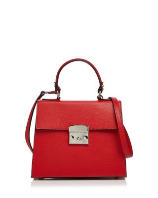 AQUA Top Handle Leather Satchel - 100% Exclusive | Bloomingdale's
