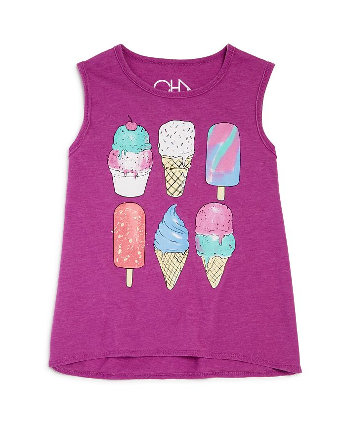 CHASER Girls' Ice Cream & Popsicle Tank - Little Kid, Big Kid ...